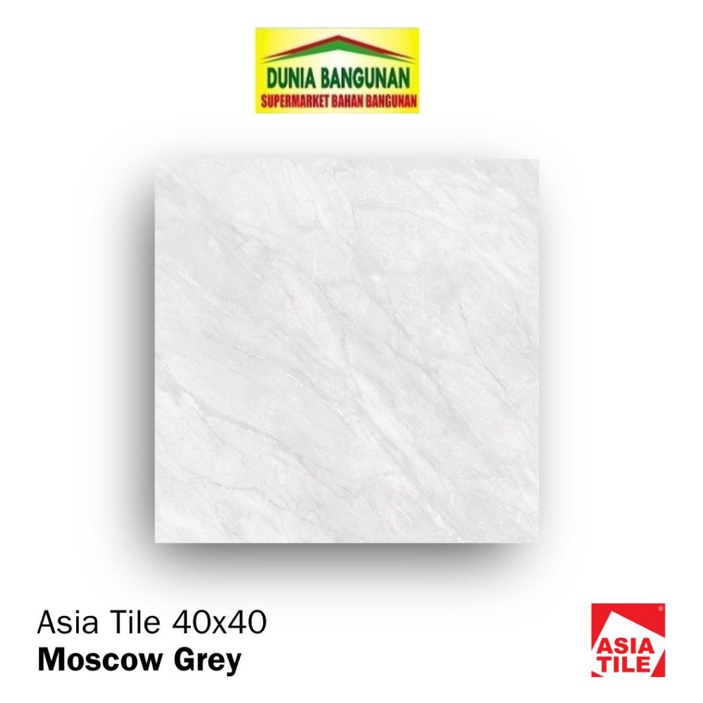 Jual Asia Tile Moscow Grey KWC 40X40 Keramik Lantai | Shopee Indonesia