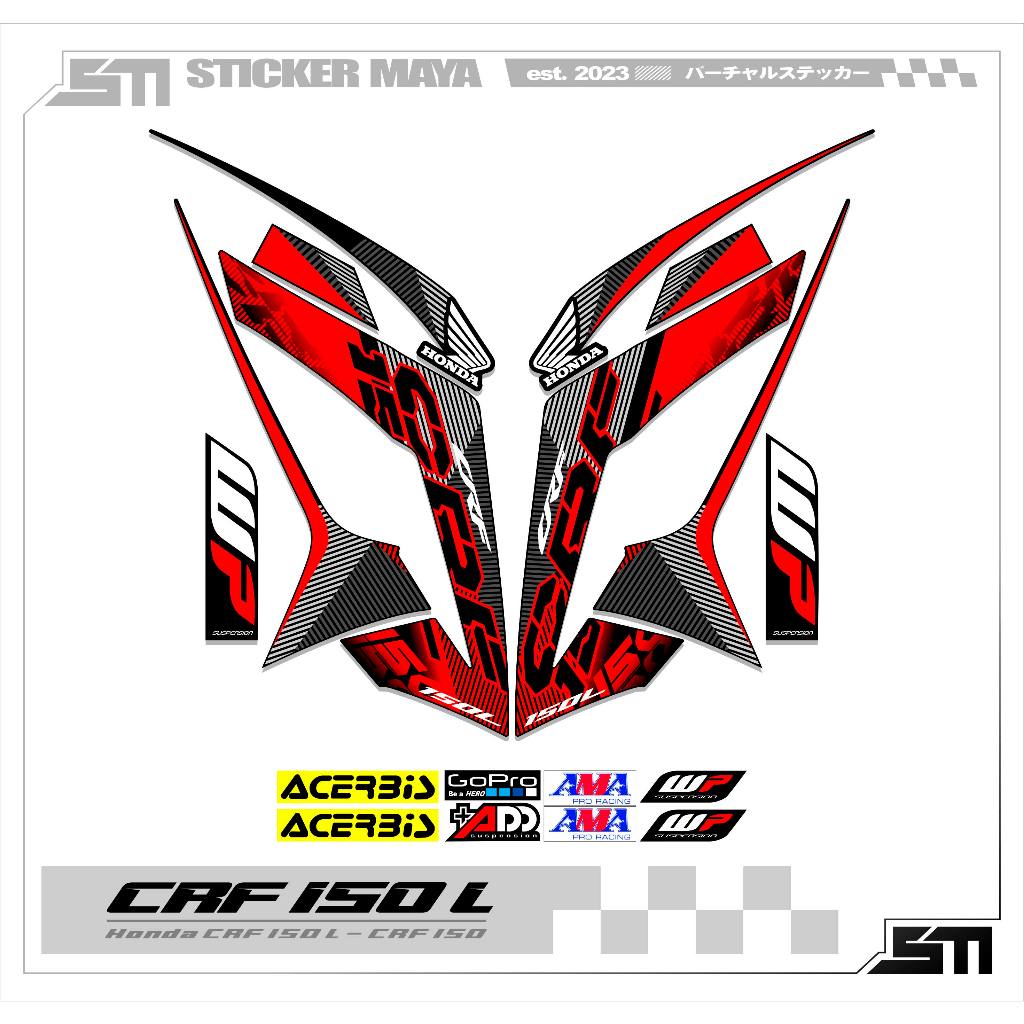 Jual STRIPING CRF 150 L MOTIF 1 / STICKER / STIKER / HONDA CRF150L ...