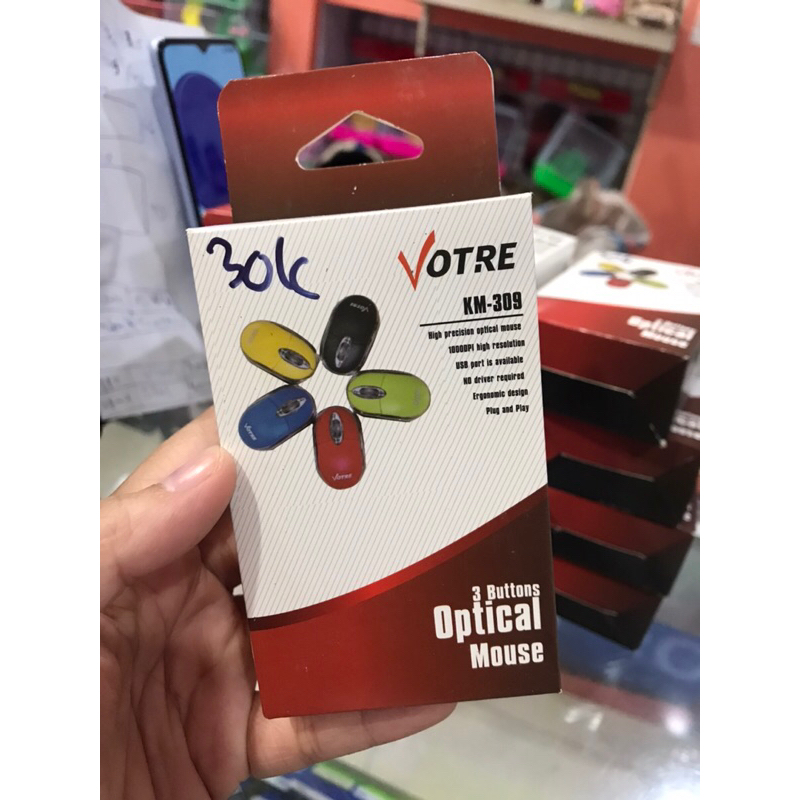 Jual MOUSE VOTRE OPTICAL 3 BUTTONS UNTUK KOMPUTER ATAU LAPTOP | Shopee ...