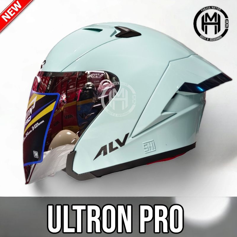 Jual HELM ALV ULTRON PRO EASY GREEN|HALF FACE TERBARU KEKINIAN | Shopee ...