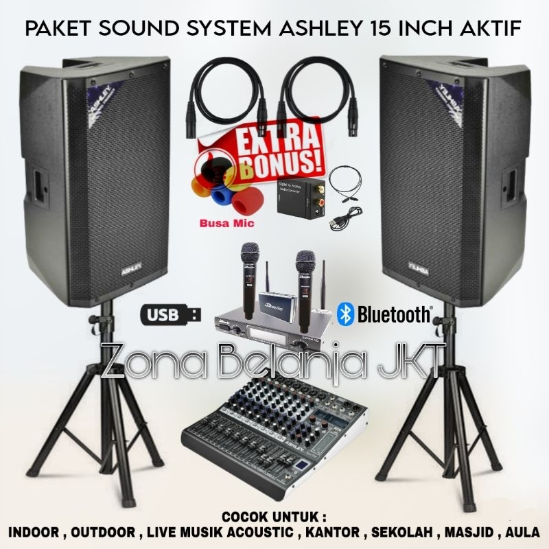 Jual PAKET SOUND SYSTEM INDOOR OUTDOOR LIVE MUSIK KARAOKE SPEAKER ...