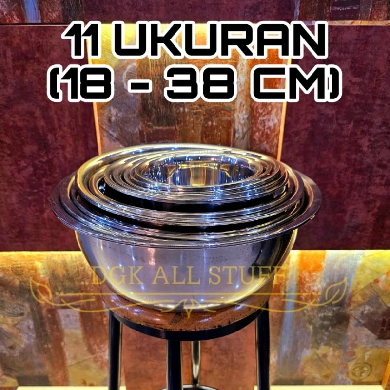 Jual Baskom Dalam Tinggi Mangkok Mangkuk Basin Stainless Stainles ...