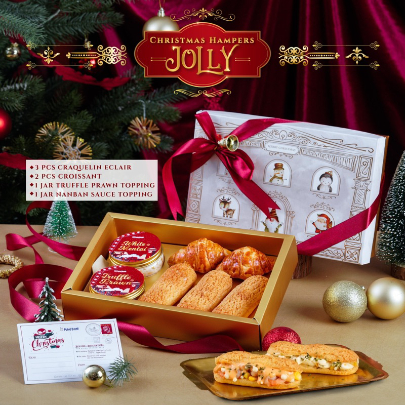 Jual JOLLY HAMPERS CRISTMAS HAMPERS MAUDON | MENTAI ECLAIR | Shopee ...