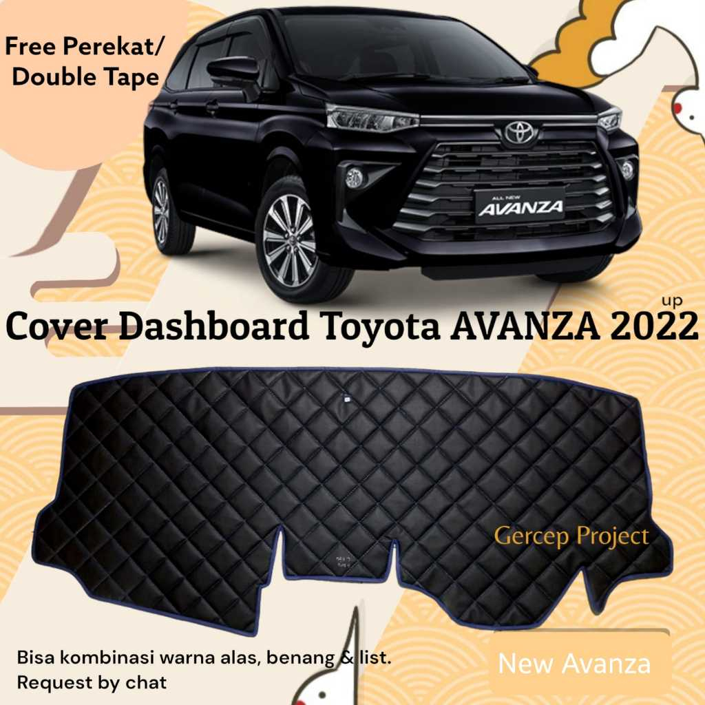 Jual Cover Alas Dashboard New AVANZA 2022 Veloz Toyota Mobil Pelindung ...