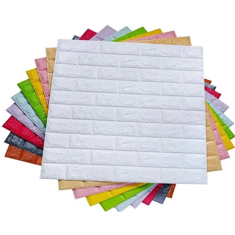 Jual Wallpaper Dinding FOAM Timbul 3D Bata CLASSIC BRICK 70 x 77 cm / Wallpaper Bata 3D | Shopee ...