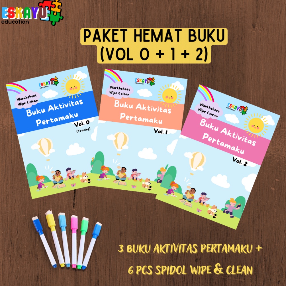 Jual [VST52] BUKU AKTIVITAS PERTAMAKU WORKSHEET WIPE AND CLEAN buku pra ...