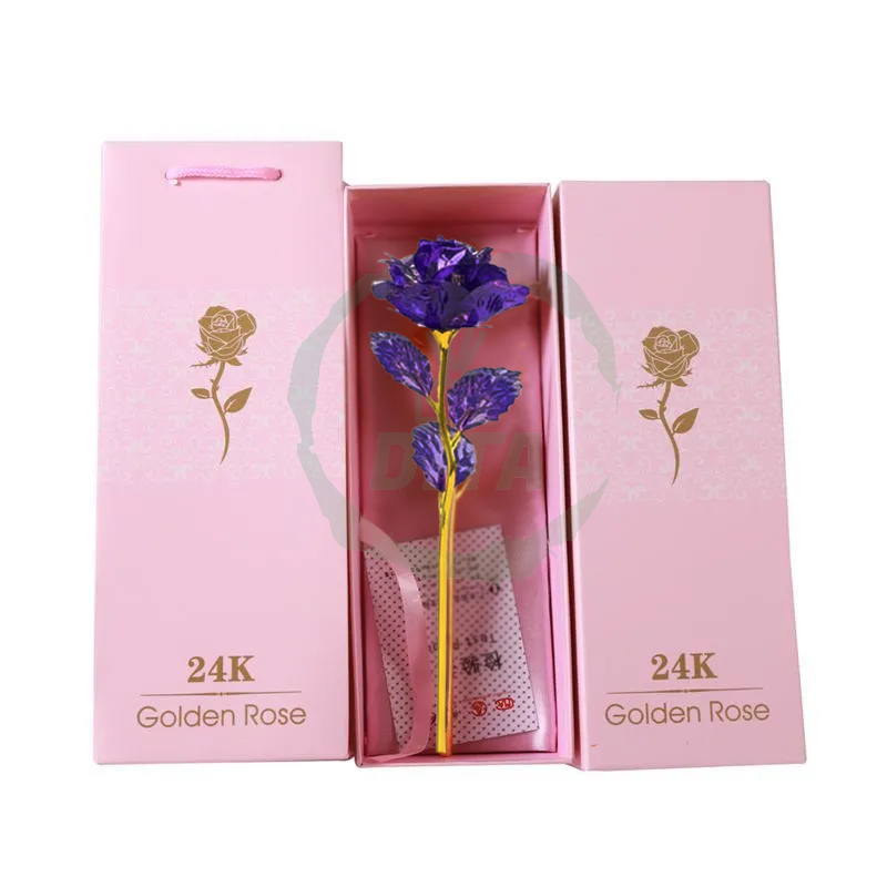 Jual ACEVIVI Bunga Mawar Dekorasi Gold Foil Flower Galaxy Rose - AC0113 ...