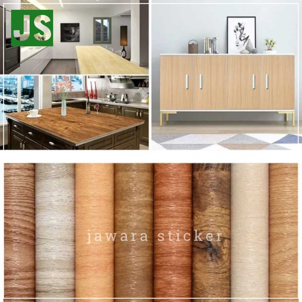 Jual HPL Sticker Motif Kayu Pelapis Meja Tiplek Pintu Lemari Dinding ...