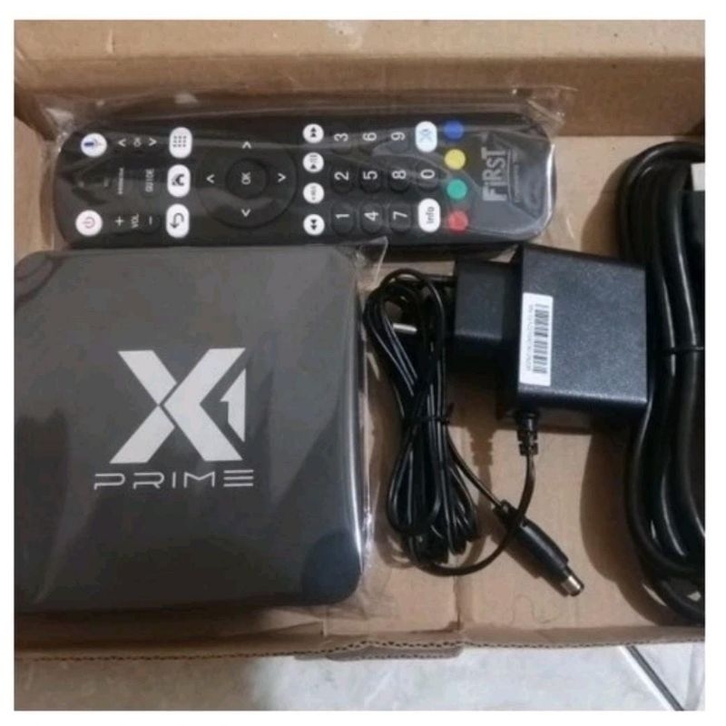 Jual STB ANDROID 11 full set (STB V5 ) X1-PRIME LITE BELOM DI ROOT PLUG ...