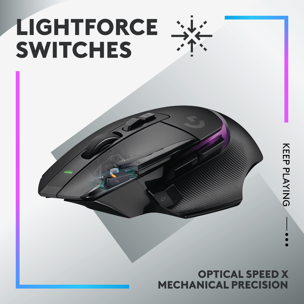 Jual Logitech G502 X Plus HERO High Performance Mouse Gaming Wireless RGB | Shopee Indonesia
