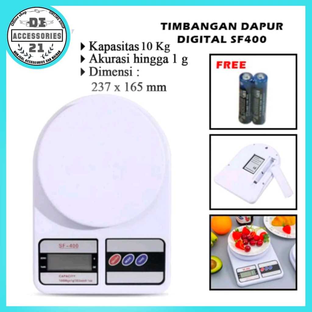 Jual TIMBANGAN DIGITAL 5KG-10KG TIMBANGAN DAPUR LCD DIGITAL FREE ...