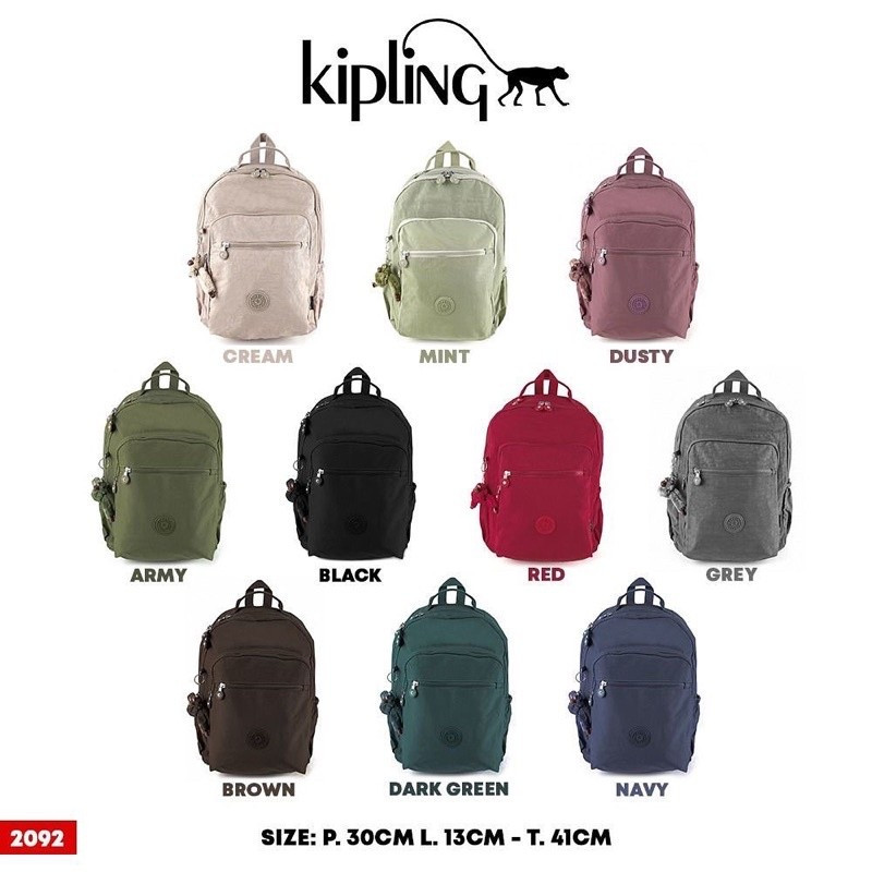 Jual Tas Kipling Ransel Laptop Ukuran Besar Banyak Ruang | Shopee Indonesia