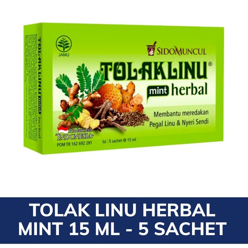 Jual Tolak Angin Linu Mint Herbal 1 BOX Isi 5 Sachet | Shopee Indonesia