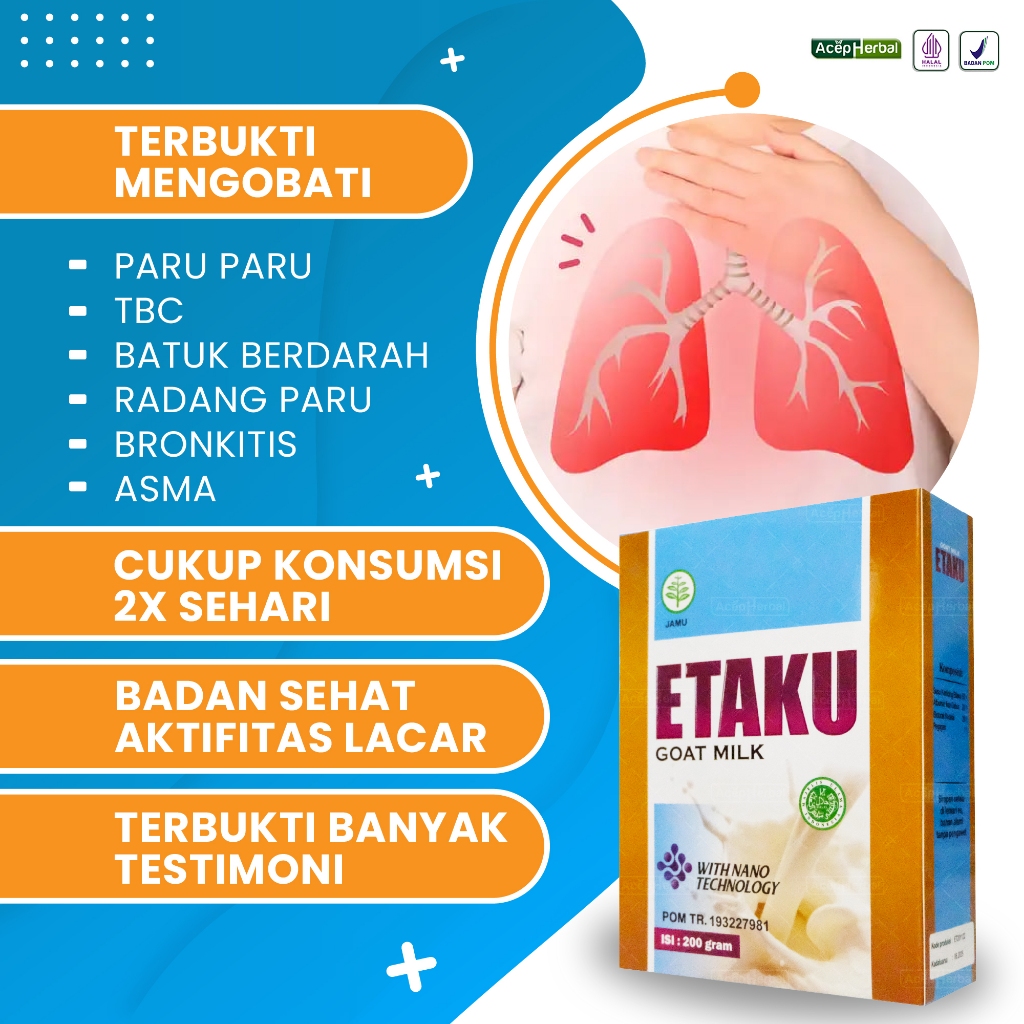 Jual Susu Etaku Untuk Paru Obat Batuk Berdarah Paru Paru Basah ...