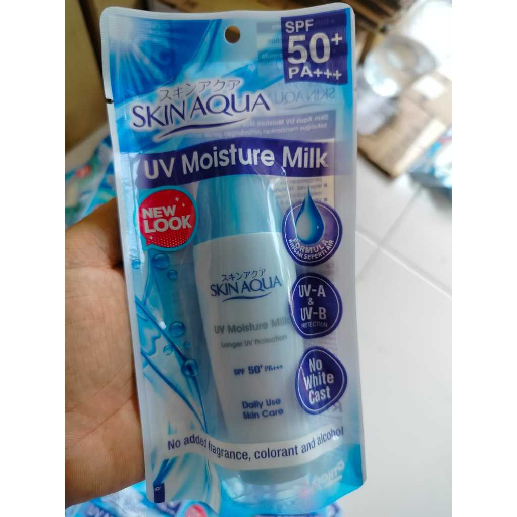 Jual Skin Aqua UV Moisture Milk SPF 50 PA+++ | Shopee Indonesia
