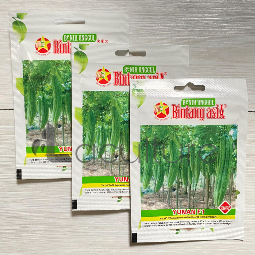 Jual Benih Pare Paria YUNAN Isi 2 gram Benih Bintang Asia | Shopee ...
