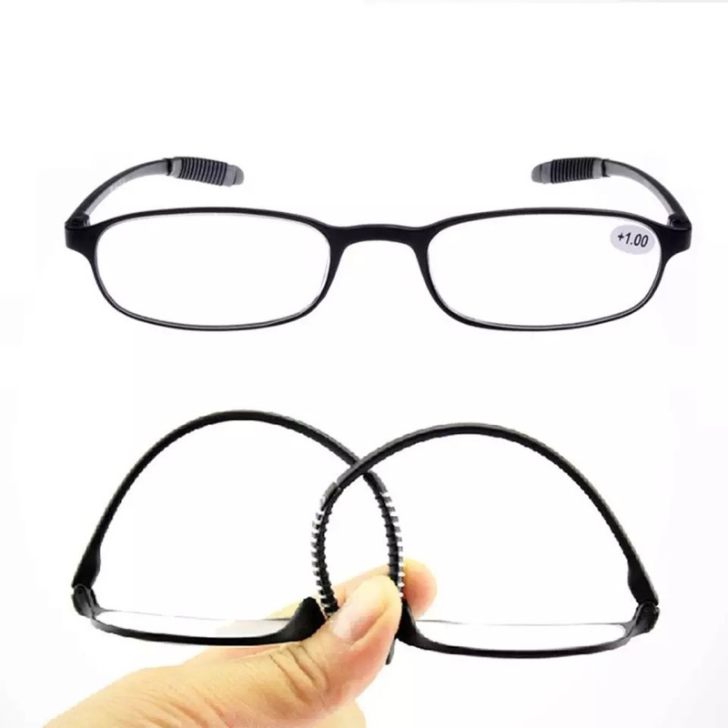 Jual kacamata Baca Lentur Ringan +50 s/d +350 | Shopee Indonesia
