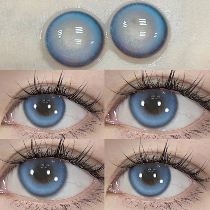 Jual J25 Softlens Biru 14,2 MM Mata Princess Normal Minus / Softlens ...