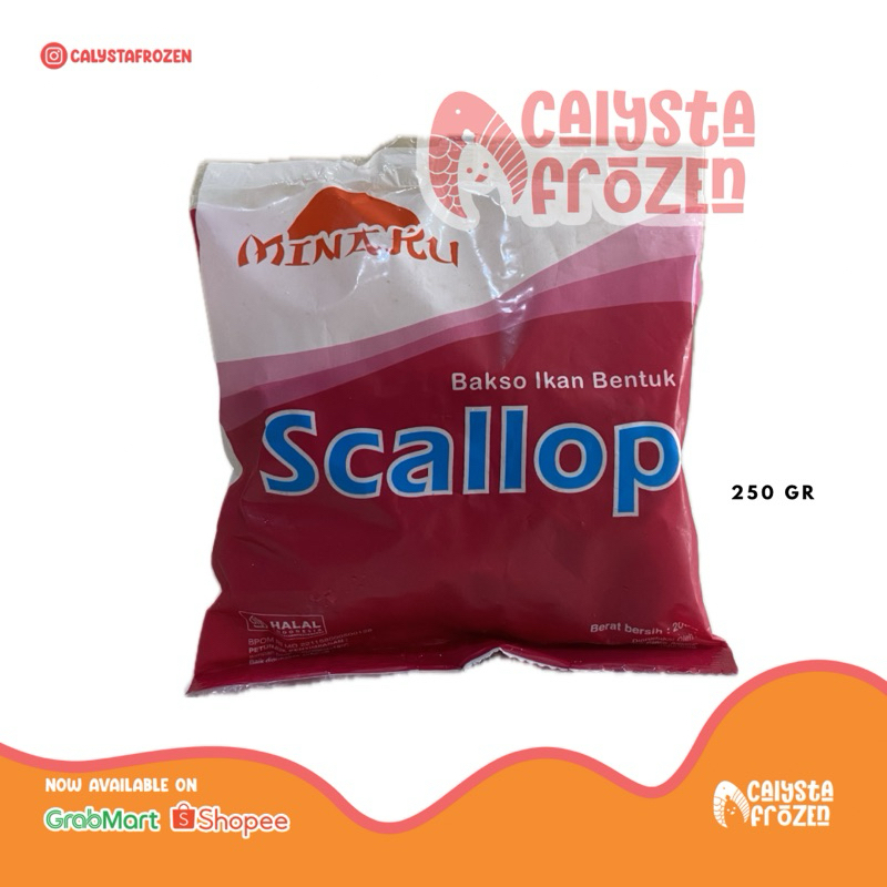 Jual Minaku scalop 250 gr | Shopee Indonesia
