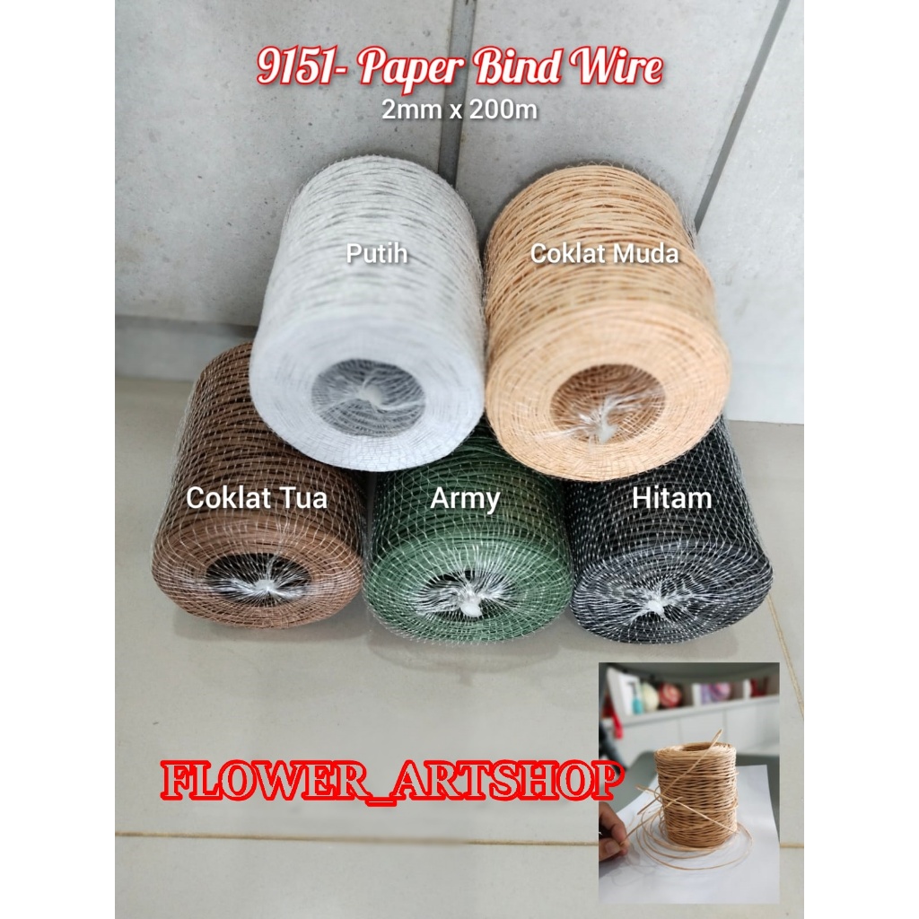 Jual Kawat Bunga / Paper Bind Wire | Shopee Indonesia