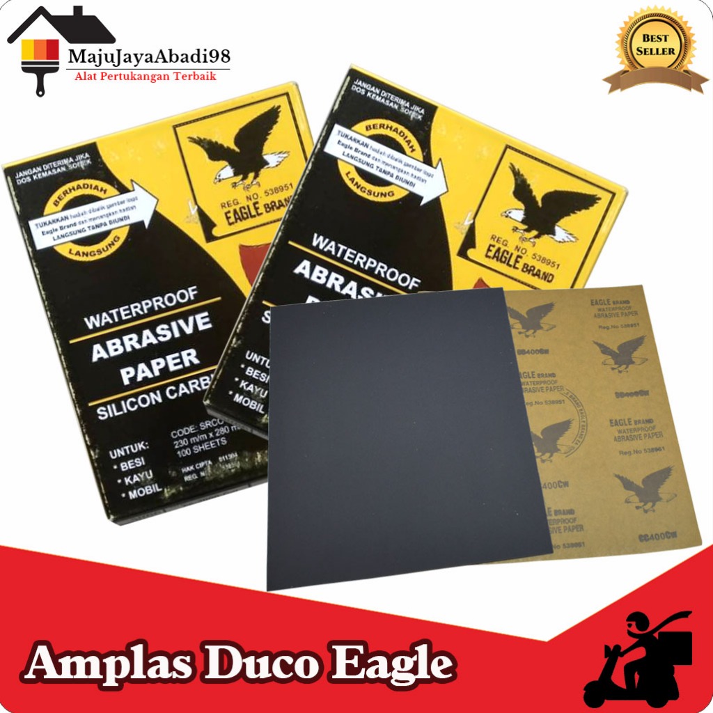 Jual Eagle Amplas Duco / Kasar Halus / Professional Sandpaper ...