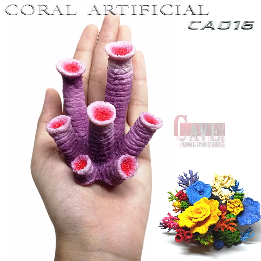Jual CA014 CORAL ARTIFICIAL TERUMBU KARANG REEF RESIN BUATAN ANEMON ...
