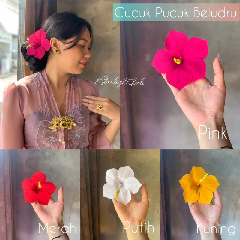 Jual Cucuk Pucuk Beludru / Hiasan Sanggul / Bunga Pucuk | Shopee Indonesia