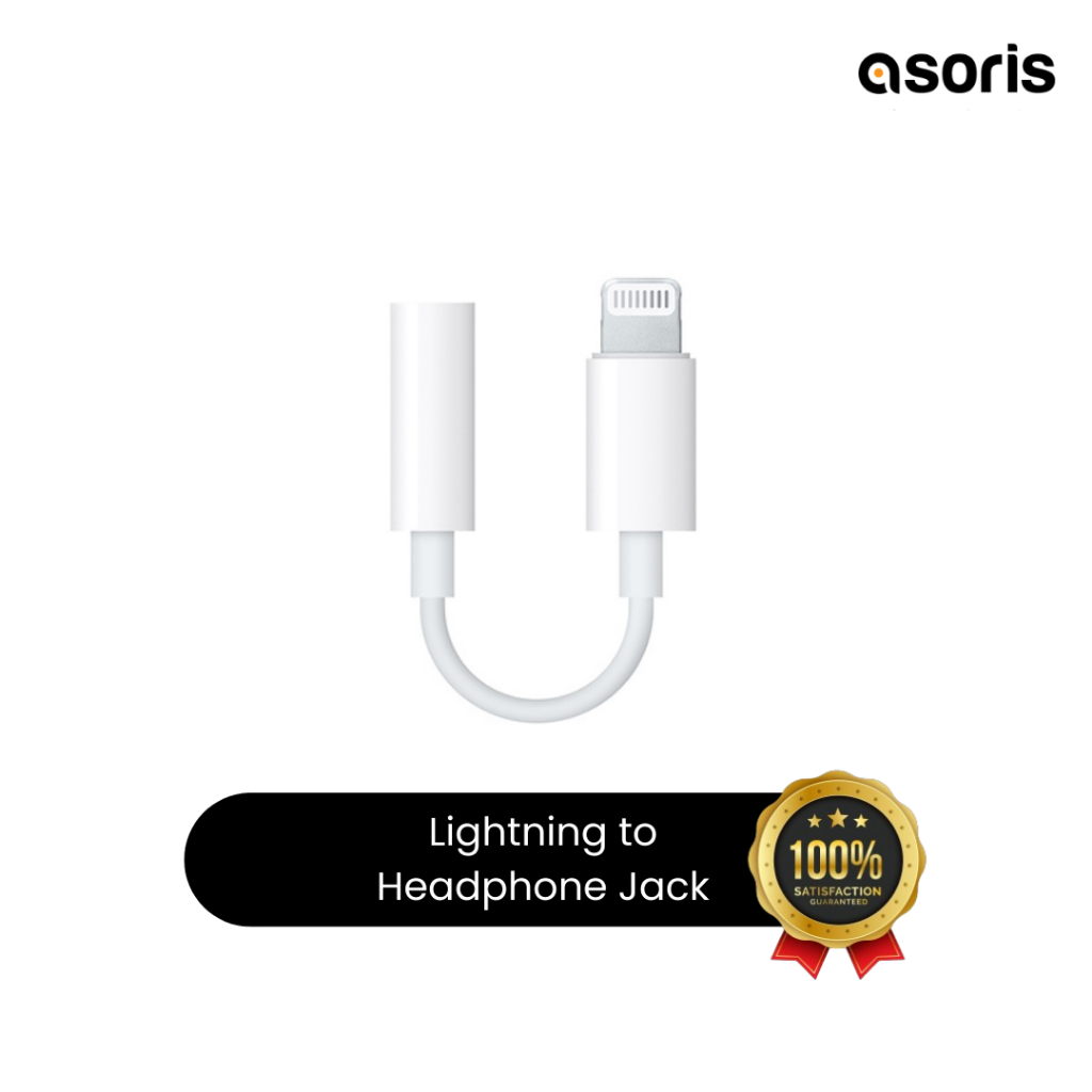 Jual Lightning to 3.5 mm Headphone Jack Adapter - Connector Headset ...
