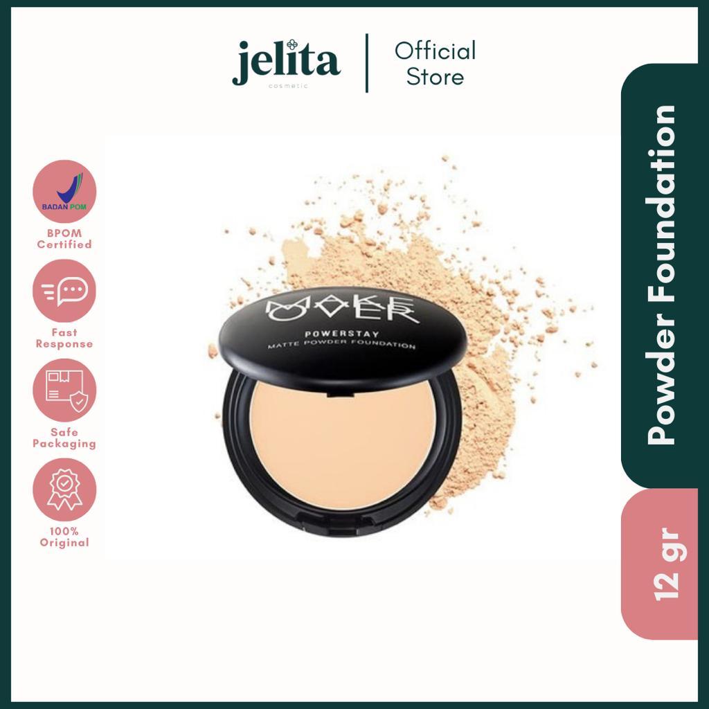 Jual Jelita Cosmetics - Makeover Powerstay 24H Matte Powder Foundation ...