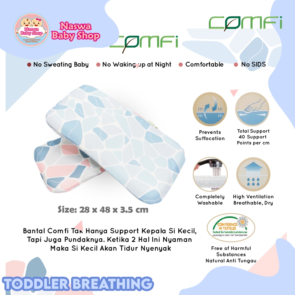 Jual Comfi Toddler Child Breathing Pillow Bantal Anak | Shopee Indonesia