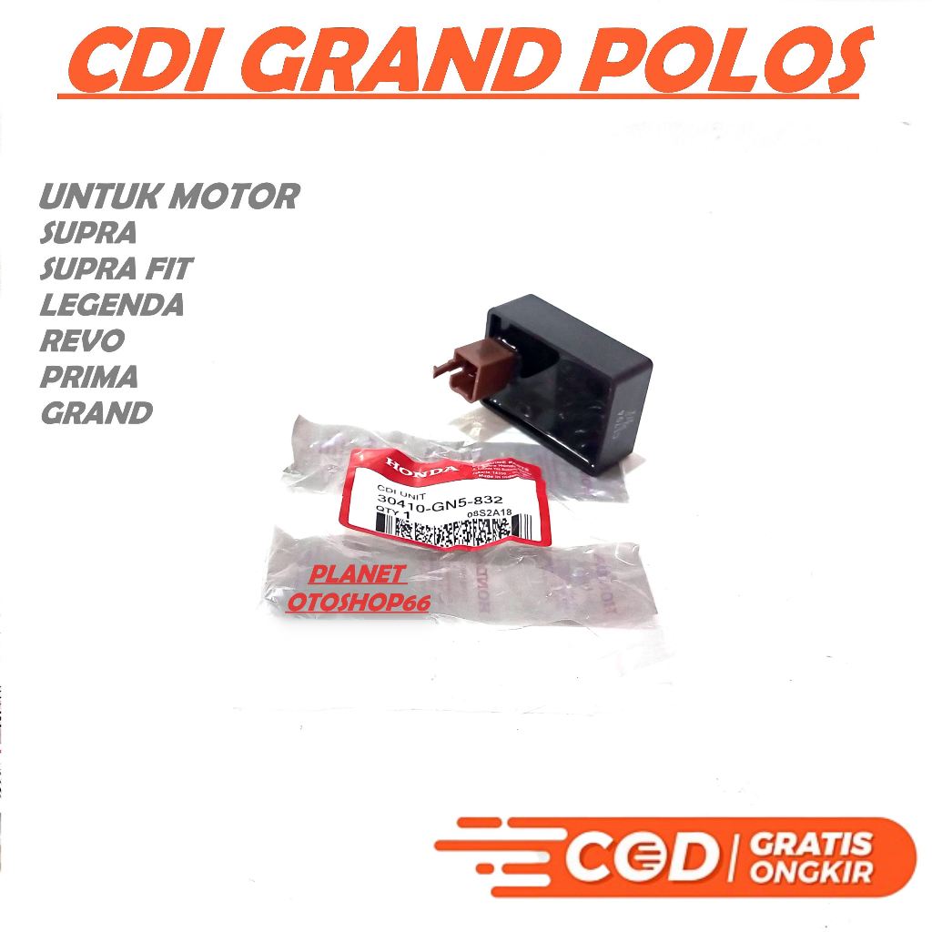 Jual Cdi unit GRAND Supra Legenda Revo Supra Fit Prima GL Pro GL max ...