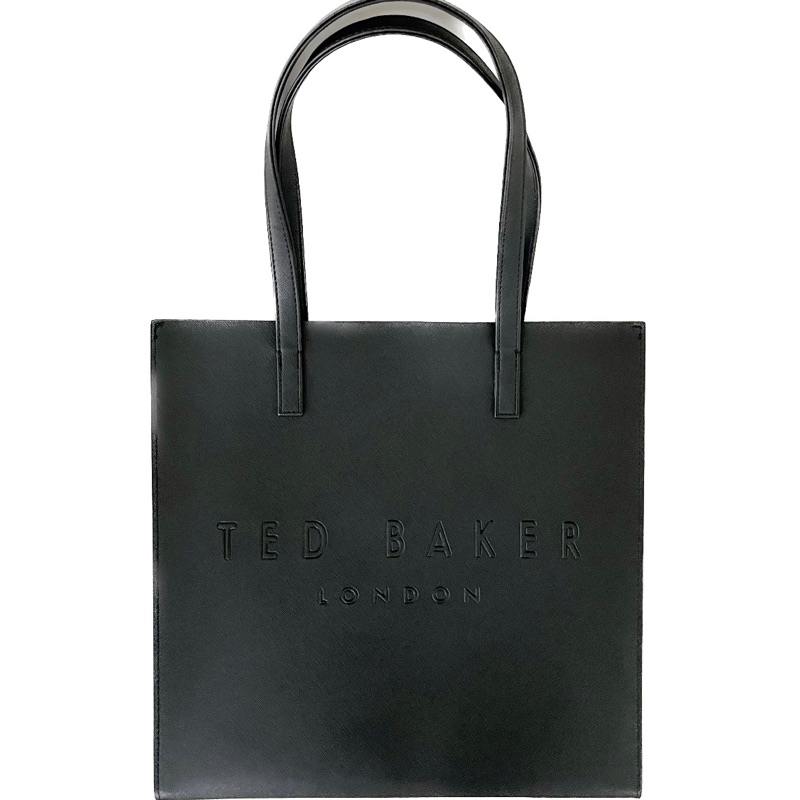 Jual Tas Wanita Ted Baker Crosshatch Icon Tote Black | Shopee Indonesia