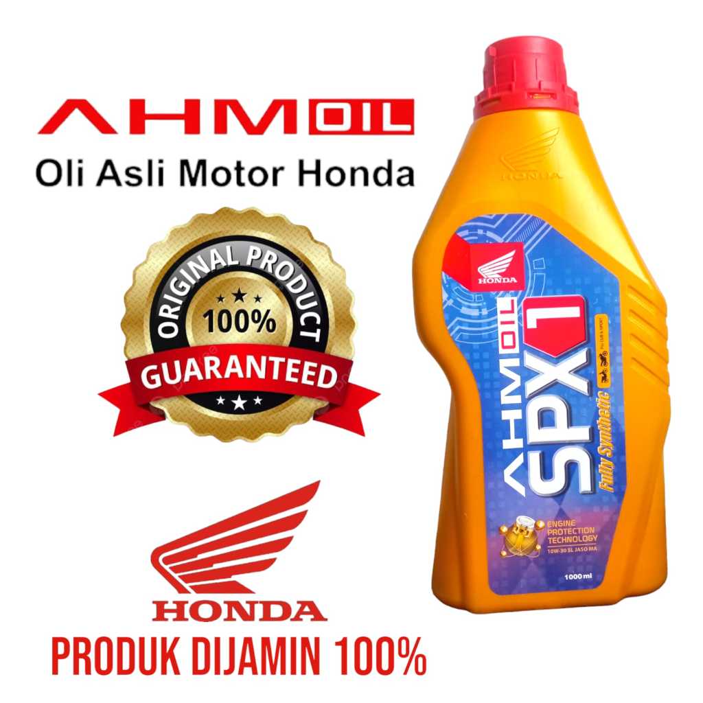 Jual OLI AHM SPX1 1000ml Oli Motor Honda SPX1 1L | Shopee Indonesia