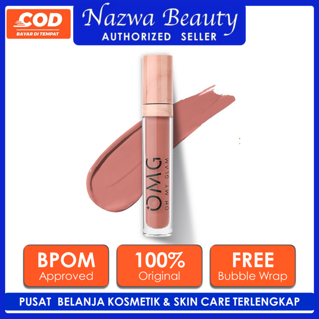 Jual OMG LIP CREAM ALWAYS ON NEVER FADE OH MY GLAM MATTE KISS LIP CREAM ...