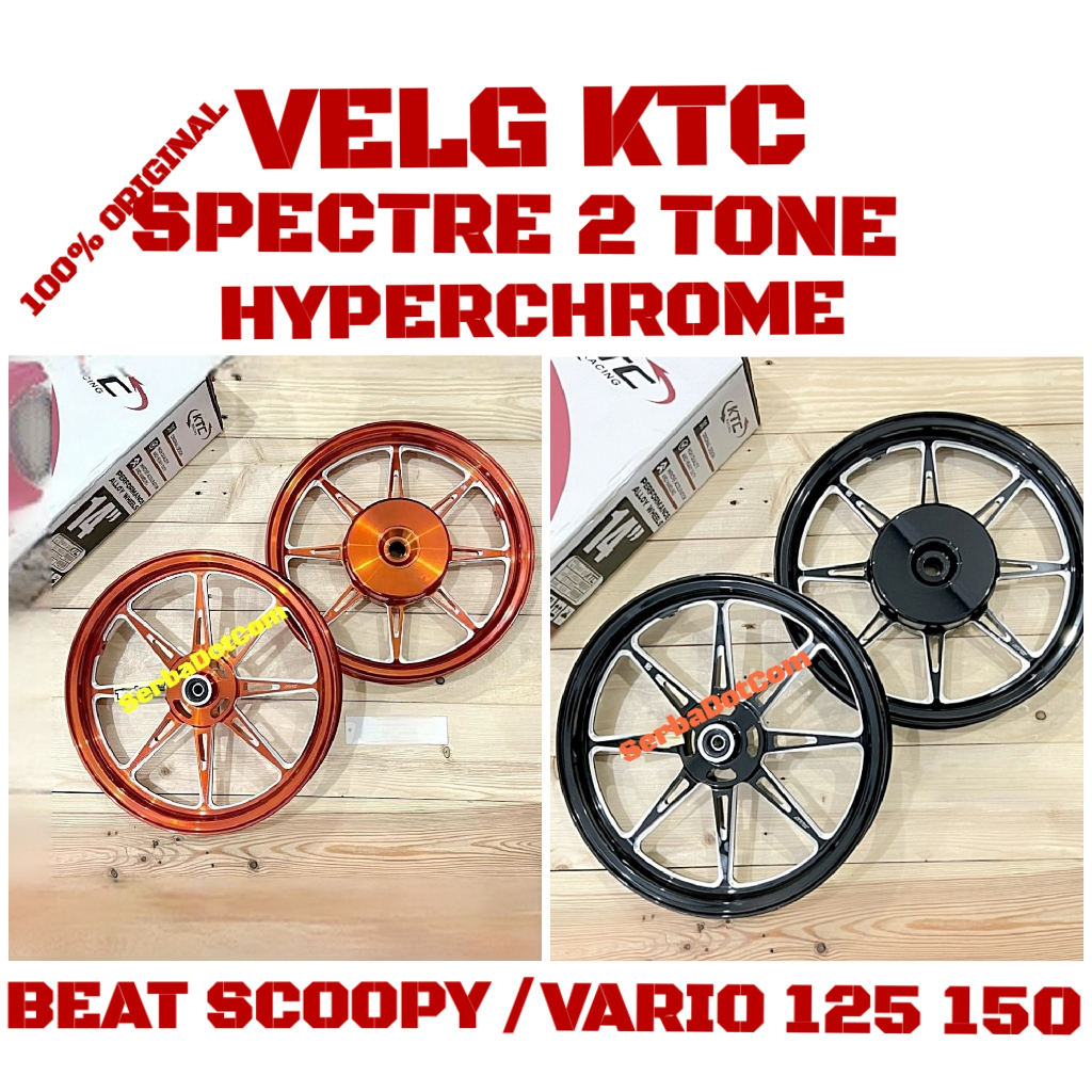 Jual VELG KTC SPECTRE 2 TONE HYPERCHROME BEAT SCOOPY GENIO VARIO 110 ...
