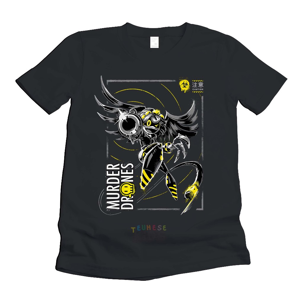 Jual (FREE NAMA) baju kaos atasan anak motif karakter "MURDER DRONES ...