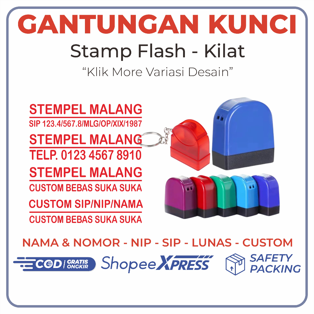 Jual [1HARI JADI] STEMPEL NAMA CUSTOM FREE DESAIN/OTOMATIS/STAMPEL NAMA ...