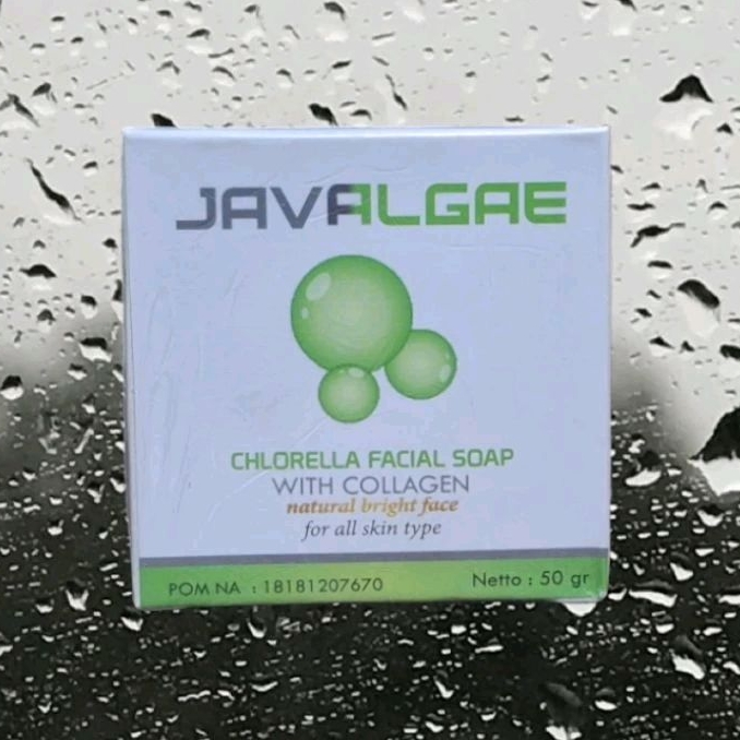 Jual Javalgae Chlorella Facial Soap with Collagen Nasa Original ...