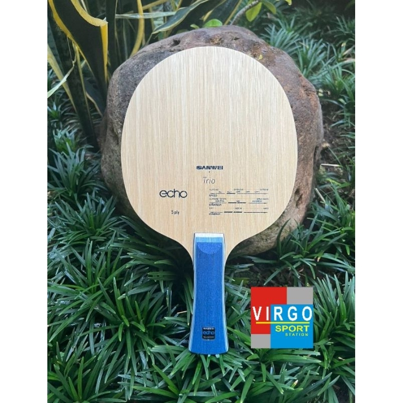 Jual Sanwei Trio Echo 5ply Wood kayu Blade bat bet pingpong 100%Original!! | Shopee Indonesia