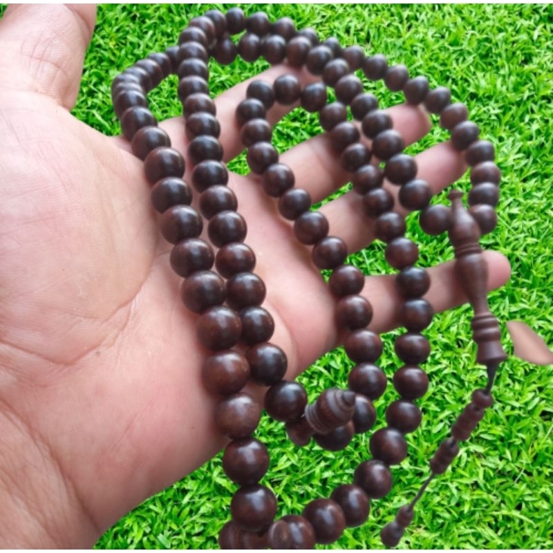 Jual tasbih kayu stigi laut 10mm tasbih kayu santigi bukan kayu gaharu ...