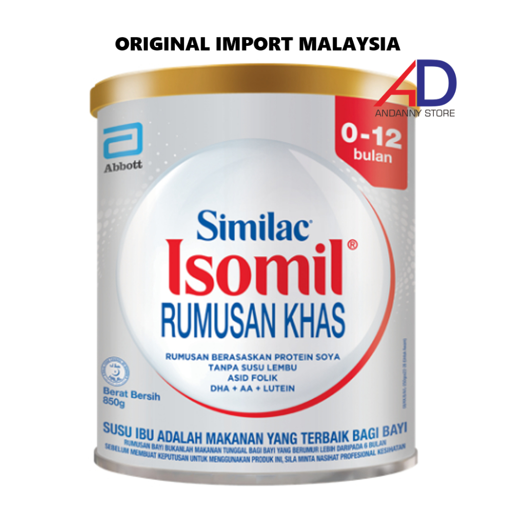 Jual ISOMIL PLUS ADVANCE SOYA 850GR (0-12 BULAN) / SOY FORMULA FOR MILK ...