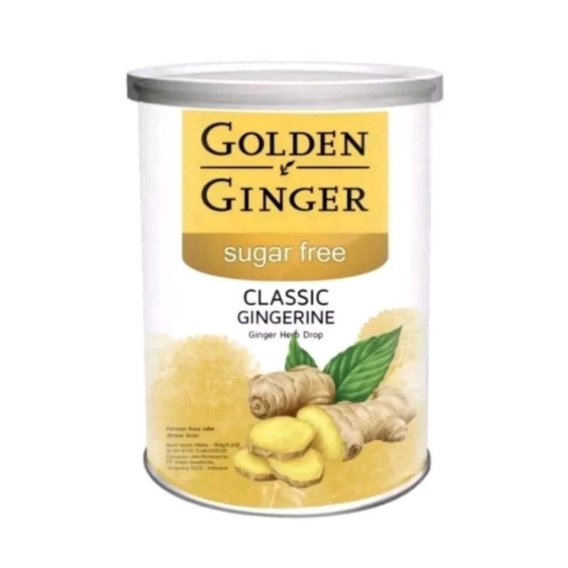 Jual Permen GOLDEN GINGER Kaleng Jahe Herbal 150gr | Shopee Indonesia