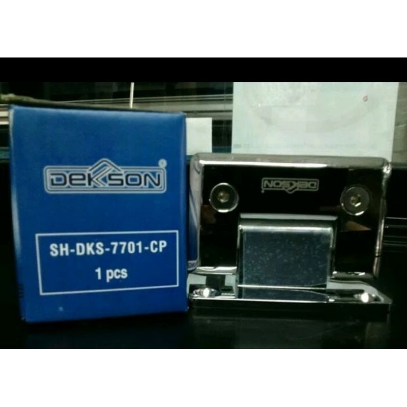 Jual Dekson shower hinge 7701-cp - engsel kaca | Shopee Indonesia
