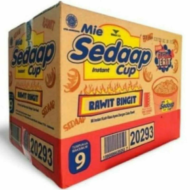 Jual Mie Sedaap Cup Instant Kuah Rawit Bingit Rasa Ayam Jerit - 75 gr ...