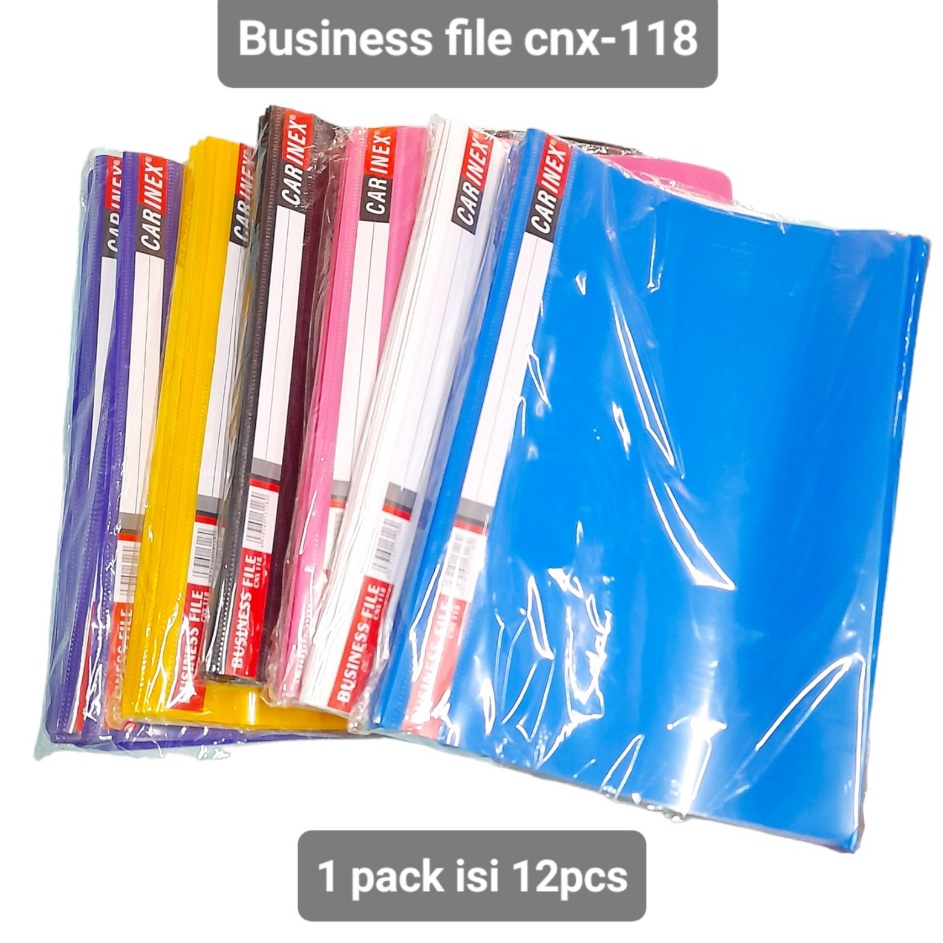 Jual [KODE WL6SU] (1pak 12pcs) Business file F4 Folio transparan ...