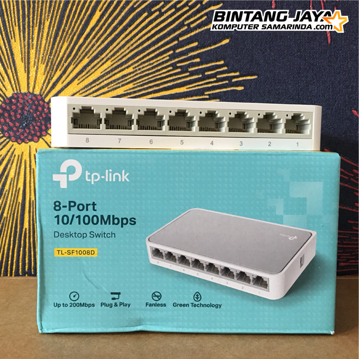 Jual TP-Link TL-SF1008D 8 Port 10/100 Mbps Desktop Hub Switch | Shopee ...