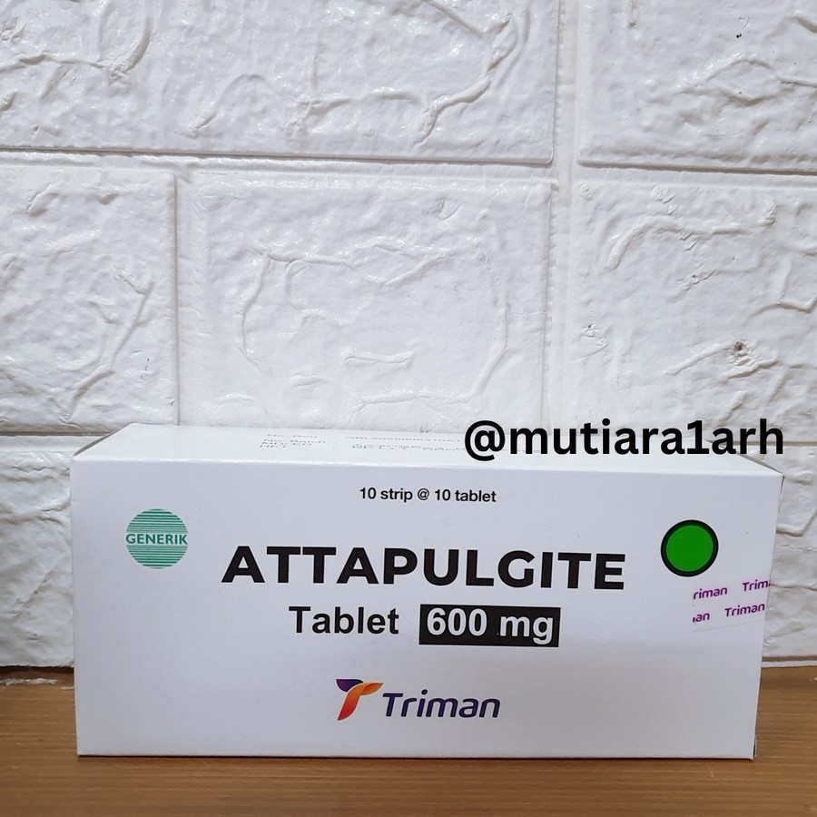 Jual ATTAPULGITE 600 MG TRIMAN BOX 100 TABLET | Shopee Indonesia