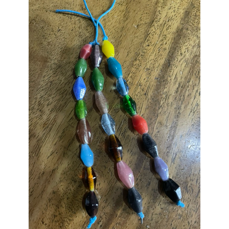 Jual manik manik kaca limas campur panjang 15 cm | Shopee Indonesia