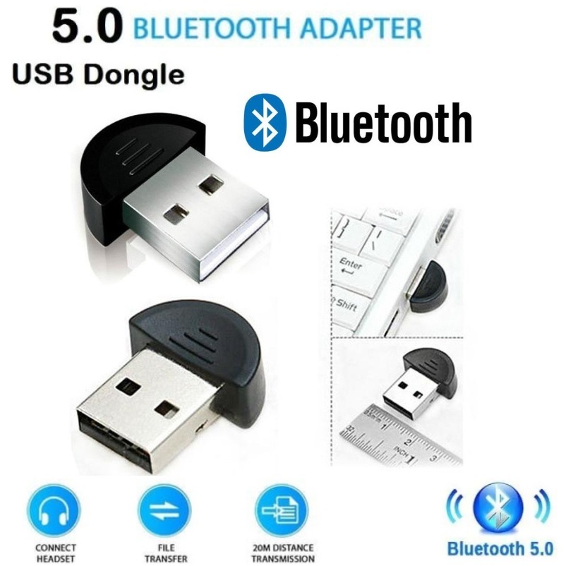 Jual Bluetooth V5.0 USB Dongle USB Dongle Bluetooth mini - USB ...