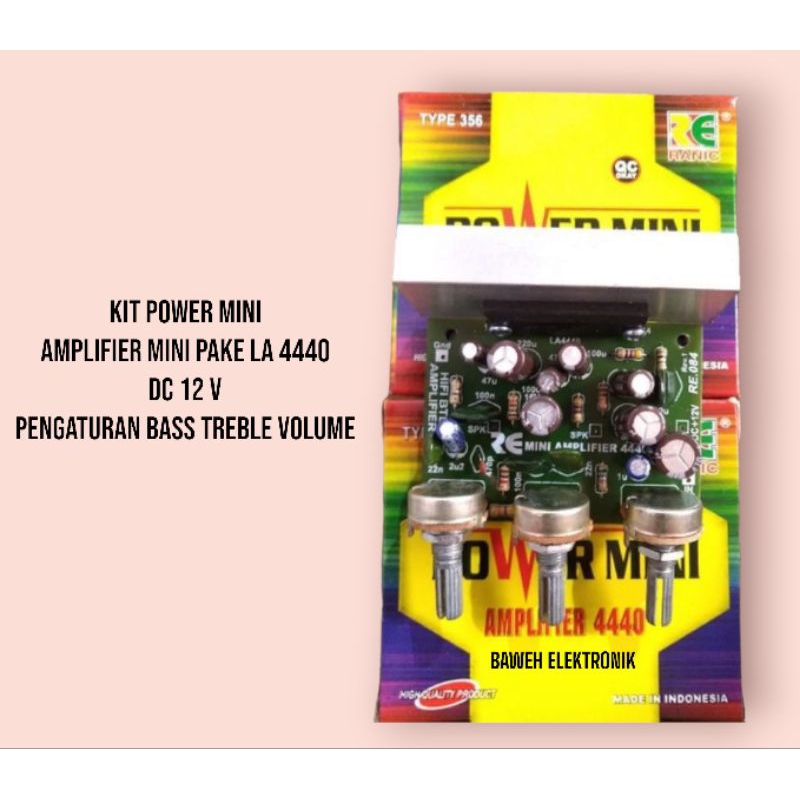 Jual Kit power Amplifier mini LA4440 | Shopee Indonesia